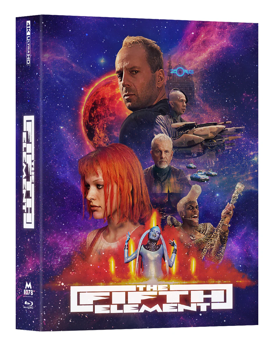 THE FIFTH ELEMENT [4K UHD + 2D] Blu-Ray STEELBOOK [MANTA LAB] DOUBLE L ...