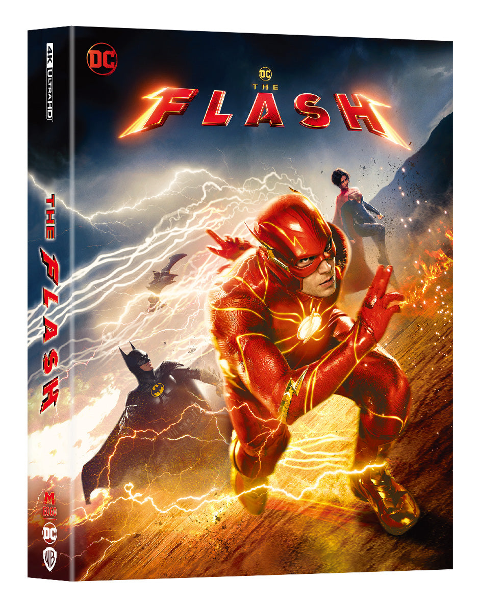 THE FLASH [4K UHD + 2D] Blu-ray STEELBOOK [MANTA LAB] DOUBLE LENTICULA ...