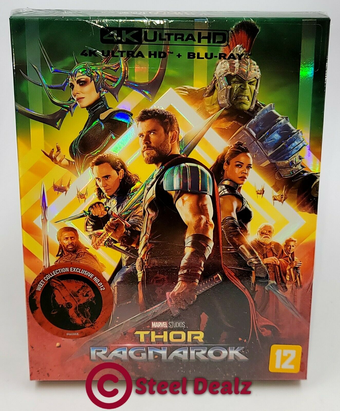 THOR RAGNAROK [4K UHD + 2D] Blu-ray STEELBOOK [THE WeET COLLECTION] FU ...
